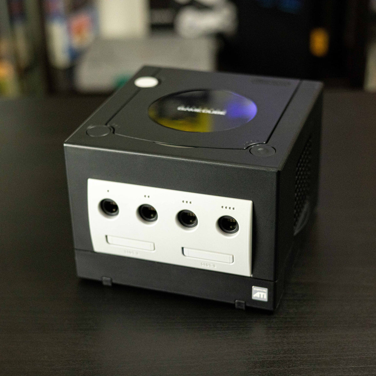 Black Modded GameCube (Original Shell DOL-001) – Retro Remastered