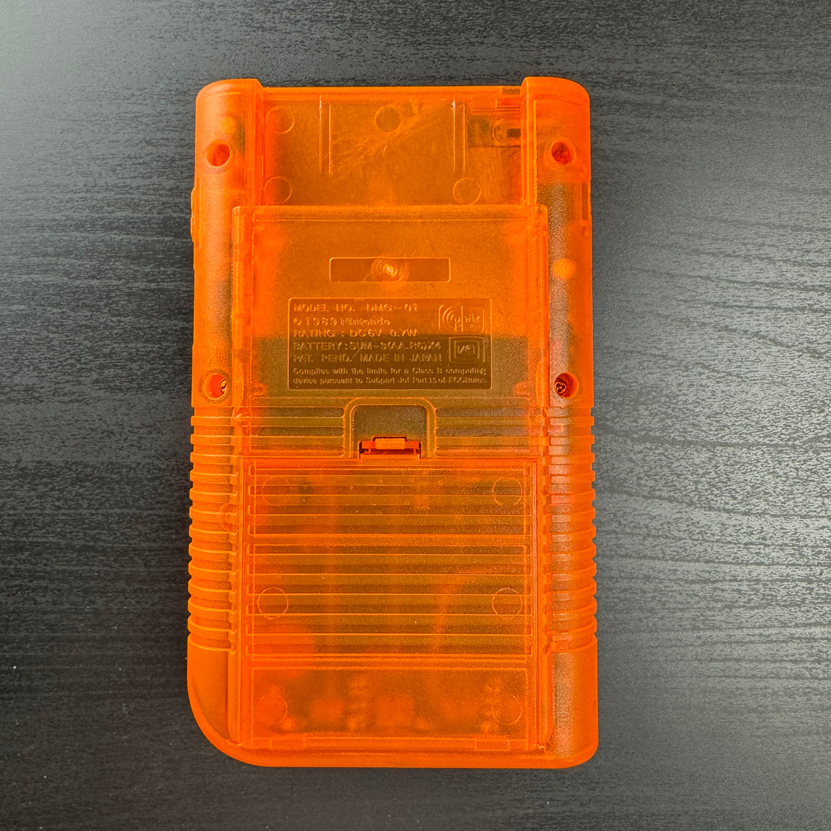 Modded DMG Game Boy w/ RIPS V5 Display (Clear Orange) – Retro Remastered