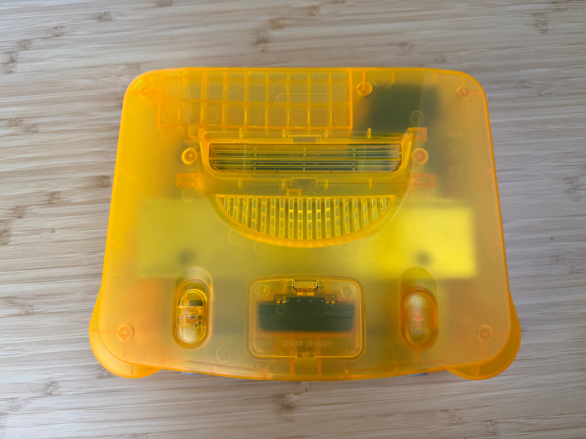 HDMI Modded N64 (Clear Light Orange) – Retro Remastered