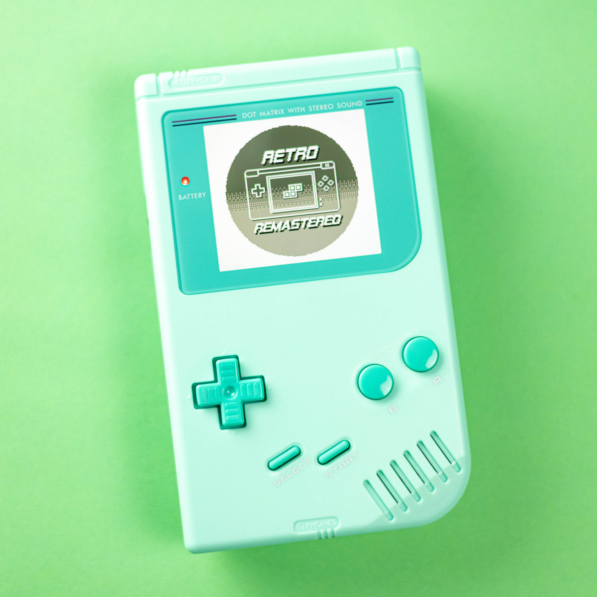 Modded DMG Game Boy w/ FP IPS Display (Teal) – Retro Remastered